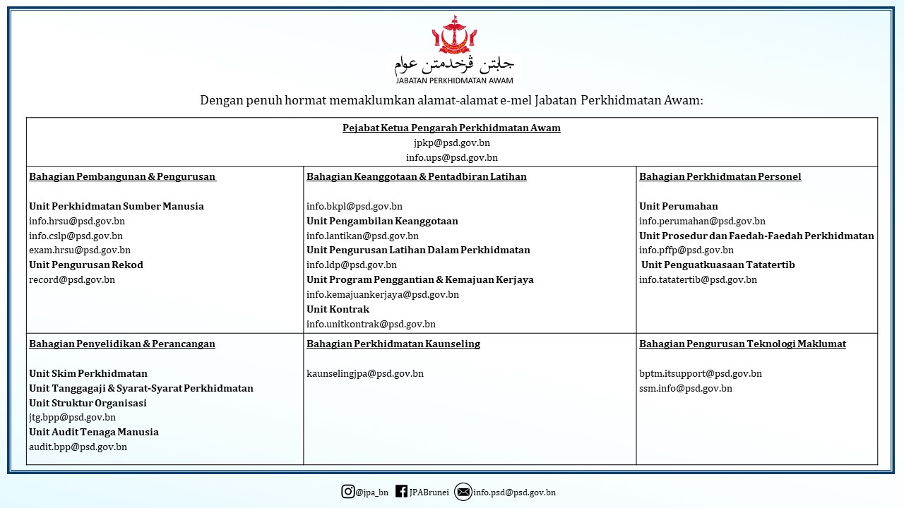 Home - Jabatan Perkhidmatan Awam